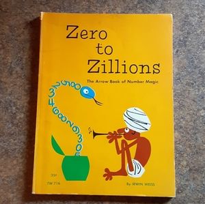 Other | Vintage 1966 Zero To Zillions The Arrow Book Of Nu | Poshmark